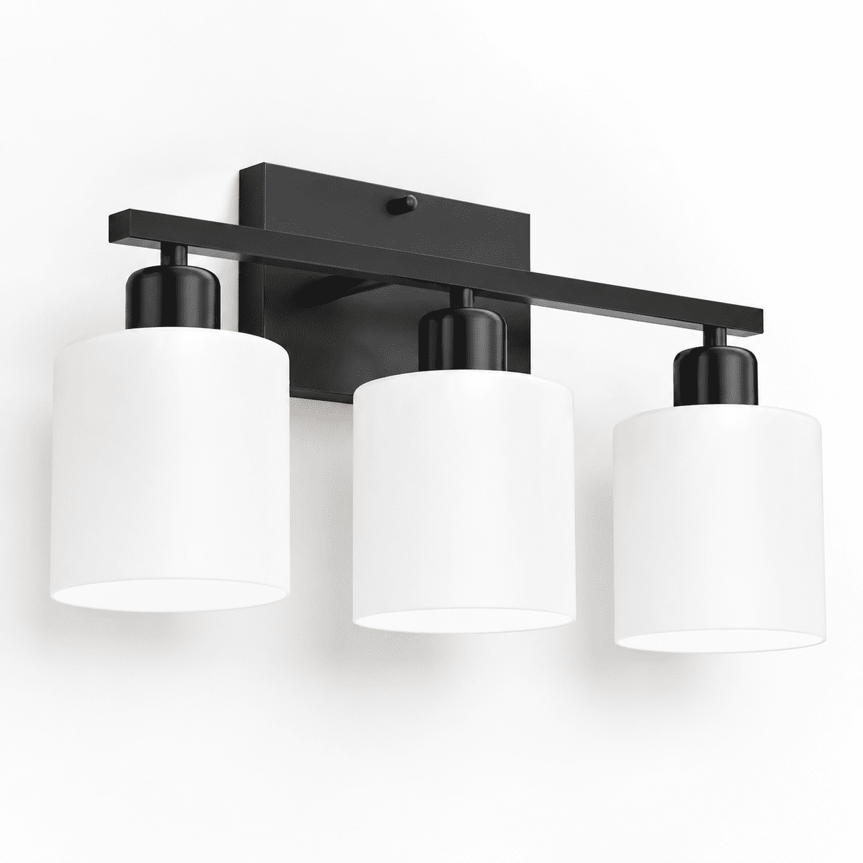 Black-3 Light Vanity Light Fixtures for Bathroom Mirror and Wall Use ...