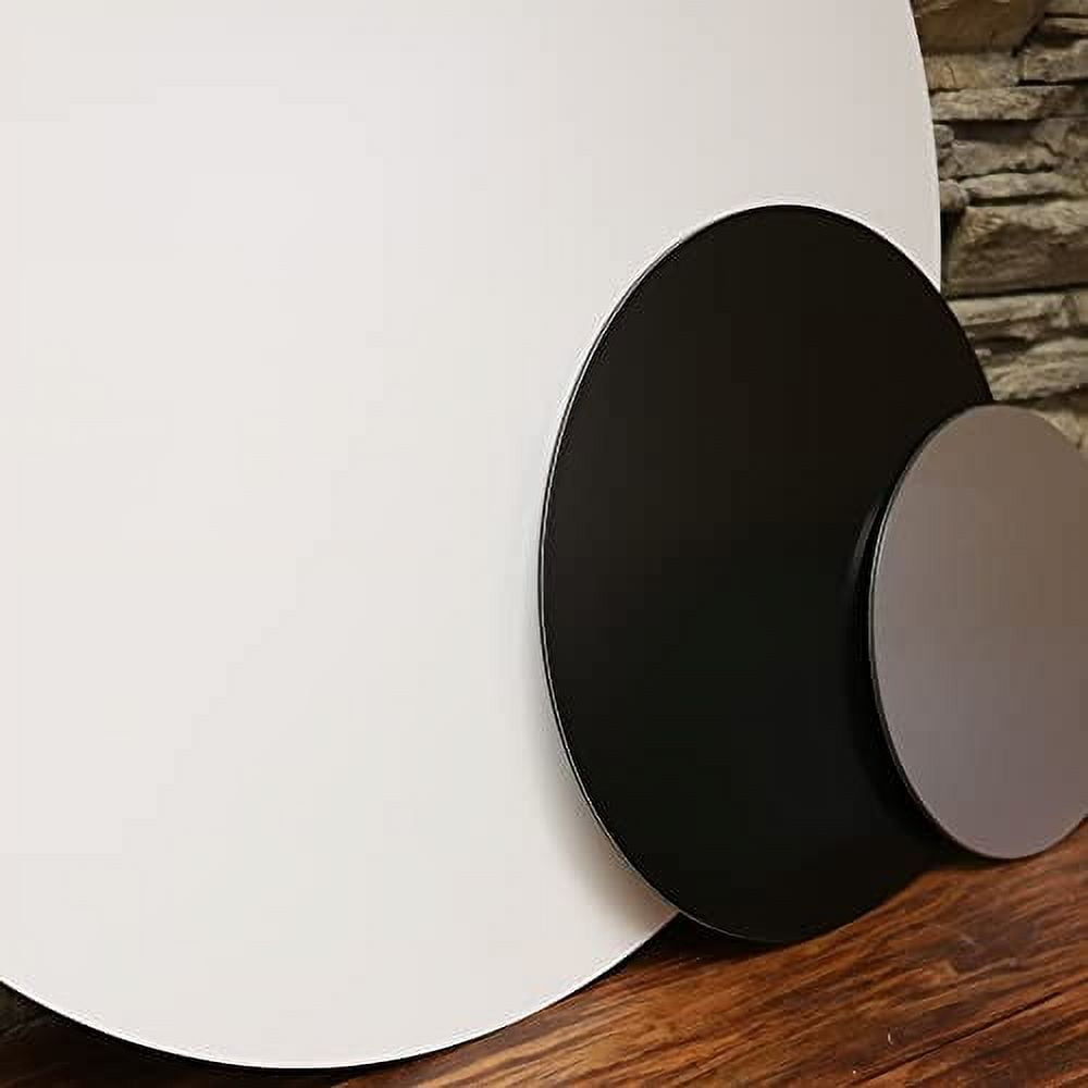 Black 30 inch Aluminum Craft Round ACM Blank Shape for Signs Paint ...