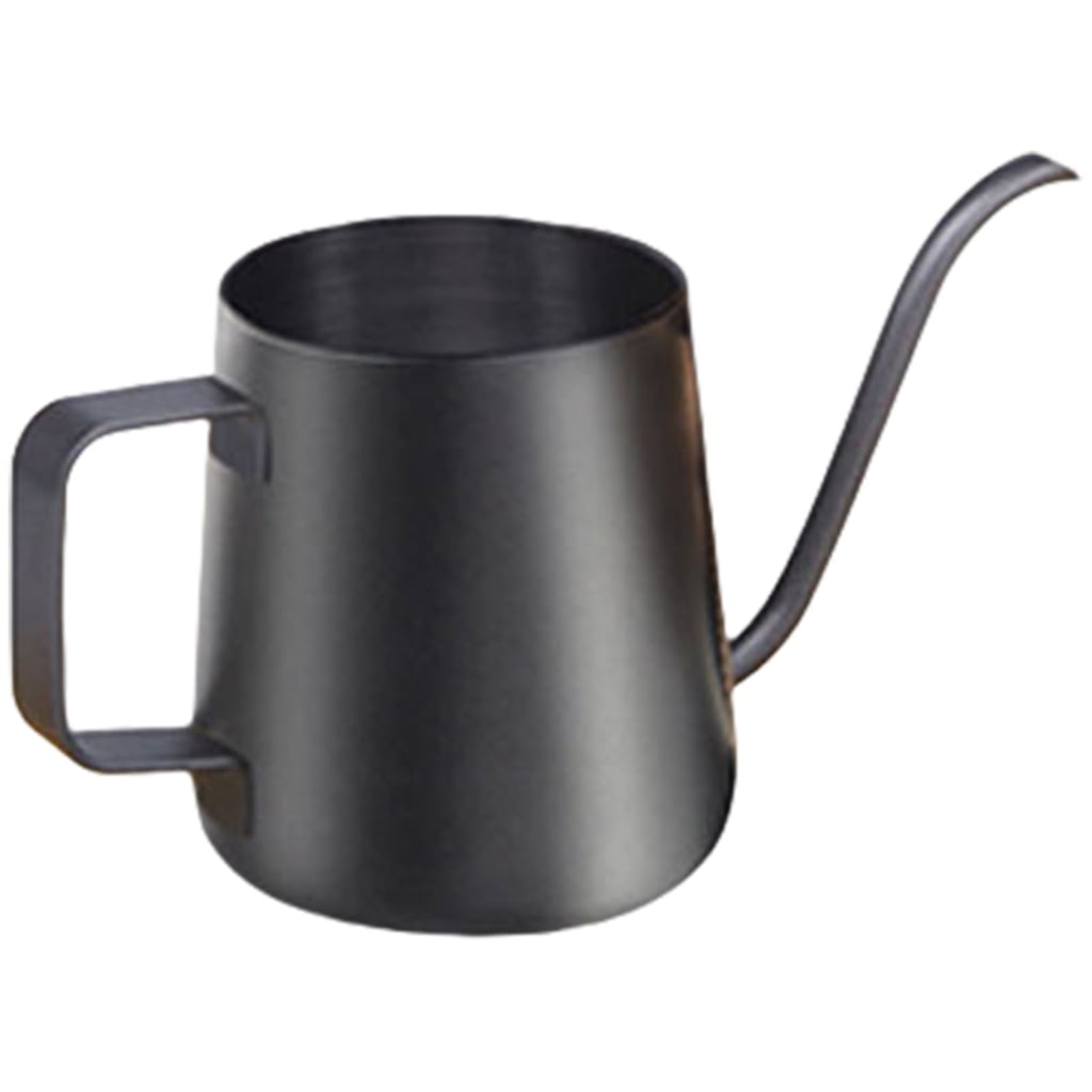 Black 304 Stainless Steel Gooseneck Kettle 250ml Ergonomic Handle for ...