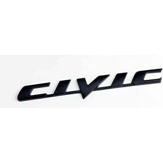 Black 3D Car Emblem Decoration Rear Tail Trunk Letter Emblem ...