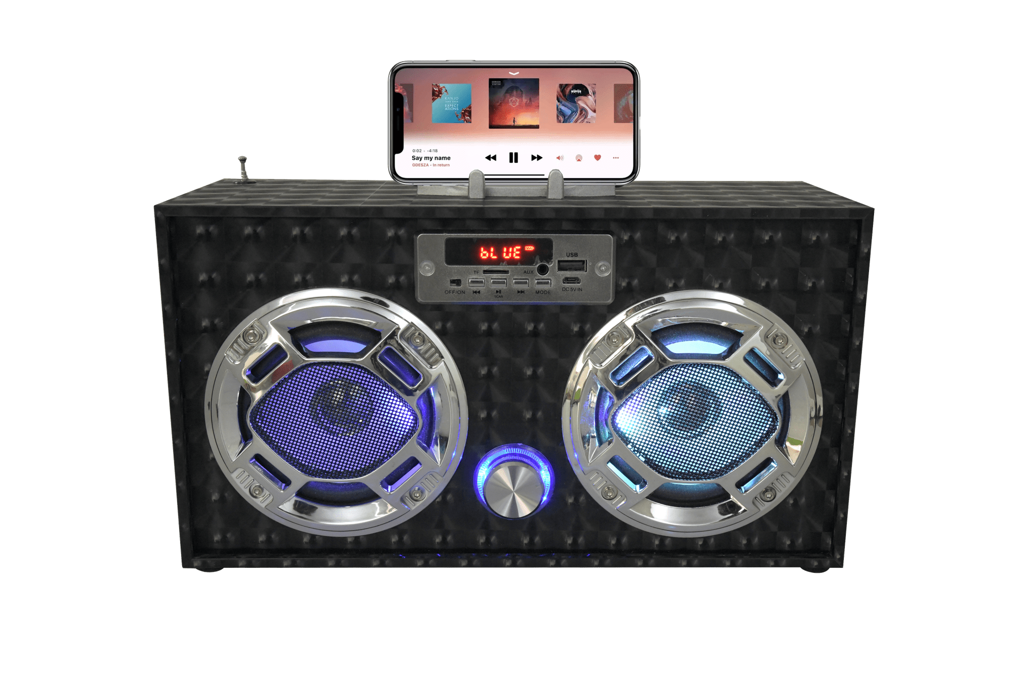 Black 3D Wireless Boombox (WE-BB-BLK1) - Walmart.com