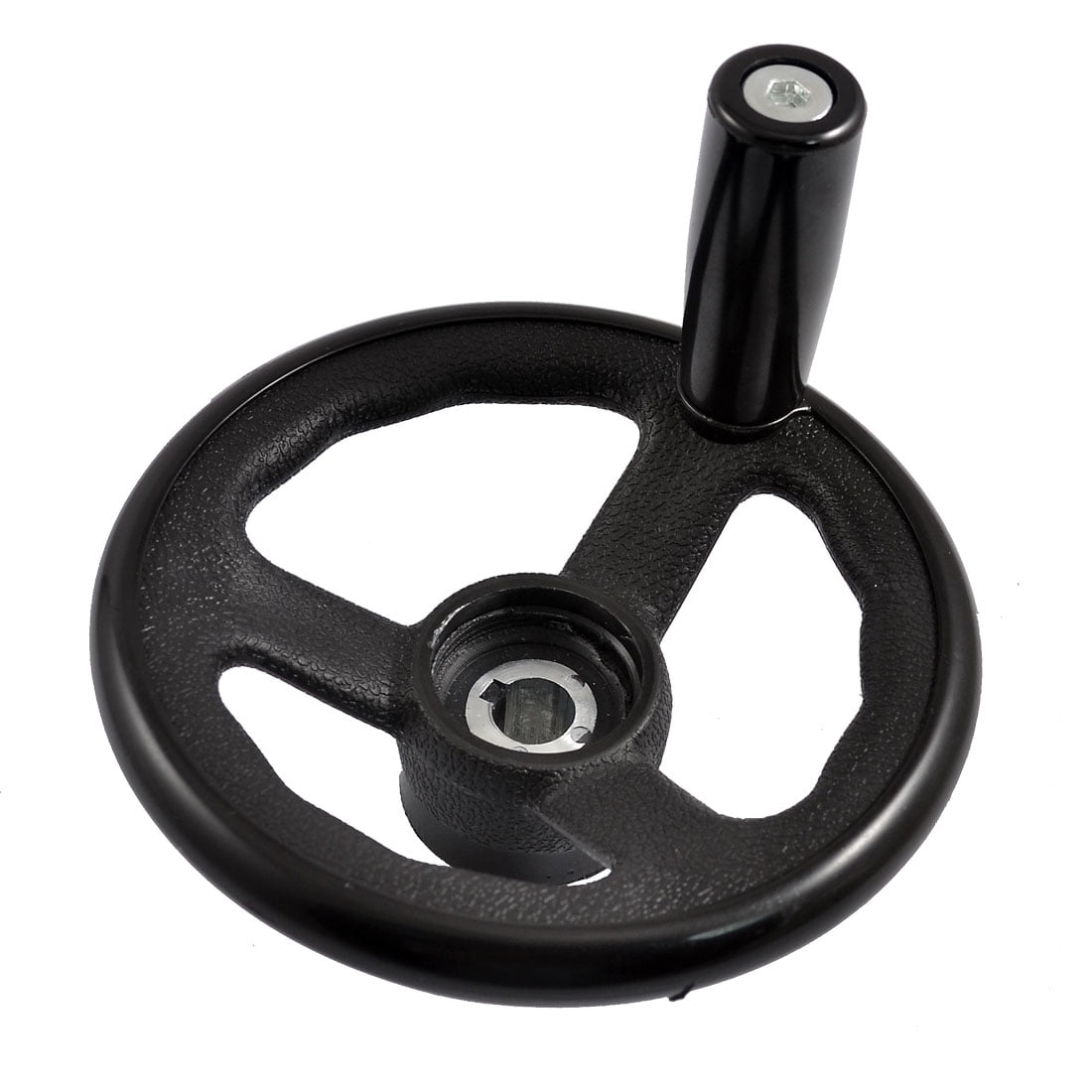 Black 4.7" Diameter Milling Machine Hand Wheel w Revolving Handle ...