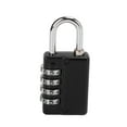 Black 4 Digit Combination Padlock Security Heavy Duty Luggage Locks for ...