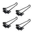 Black 4 Pcs Heavy Duty Metal Hairpin Table Legs For DIY Furniture ...
