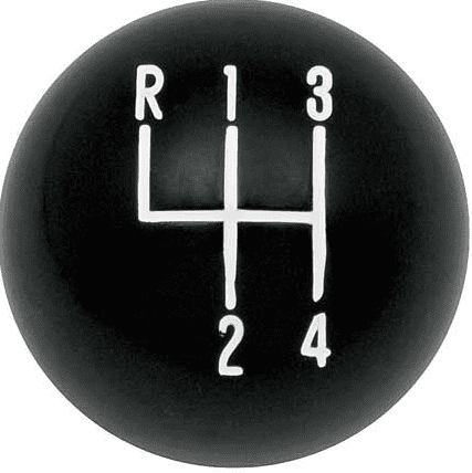 Black 4 Speed Shift Knob 1970-1974 Pontiac Firebird GTO Lemans Grand ...