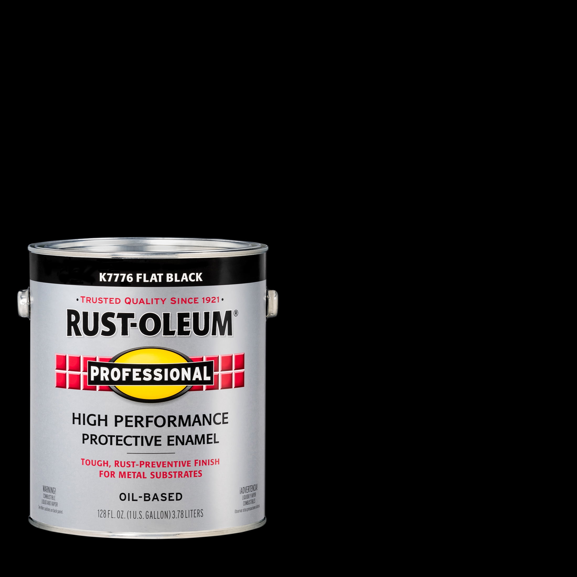 Black (400 Voc), Rust-Oleum Professional High Performance Flat ...