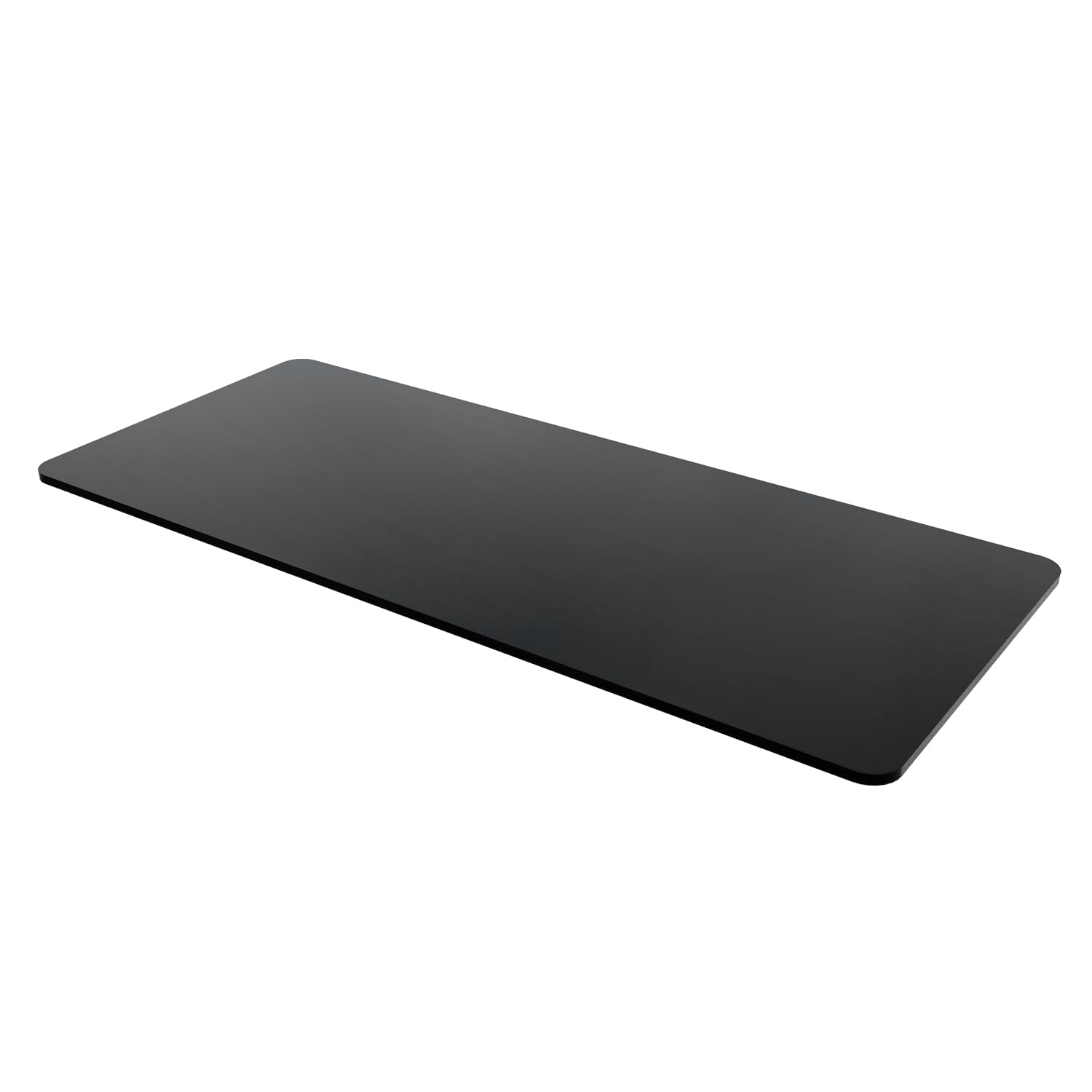 Black 43x24-inch One-Piece Table Top for Height Adjustable Desk, Desk ...