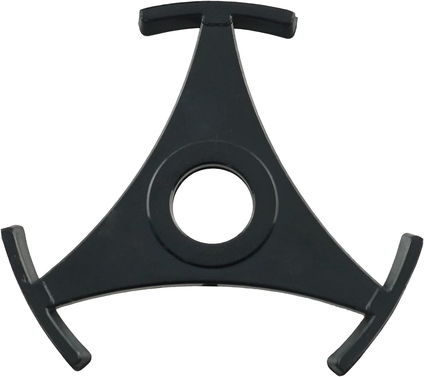 Black 45 RPM ABC Plastic Vinyl Record Centre-Hole Adapter for 7 Inch ...