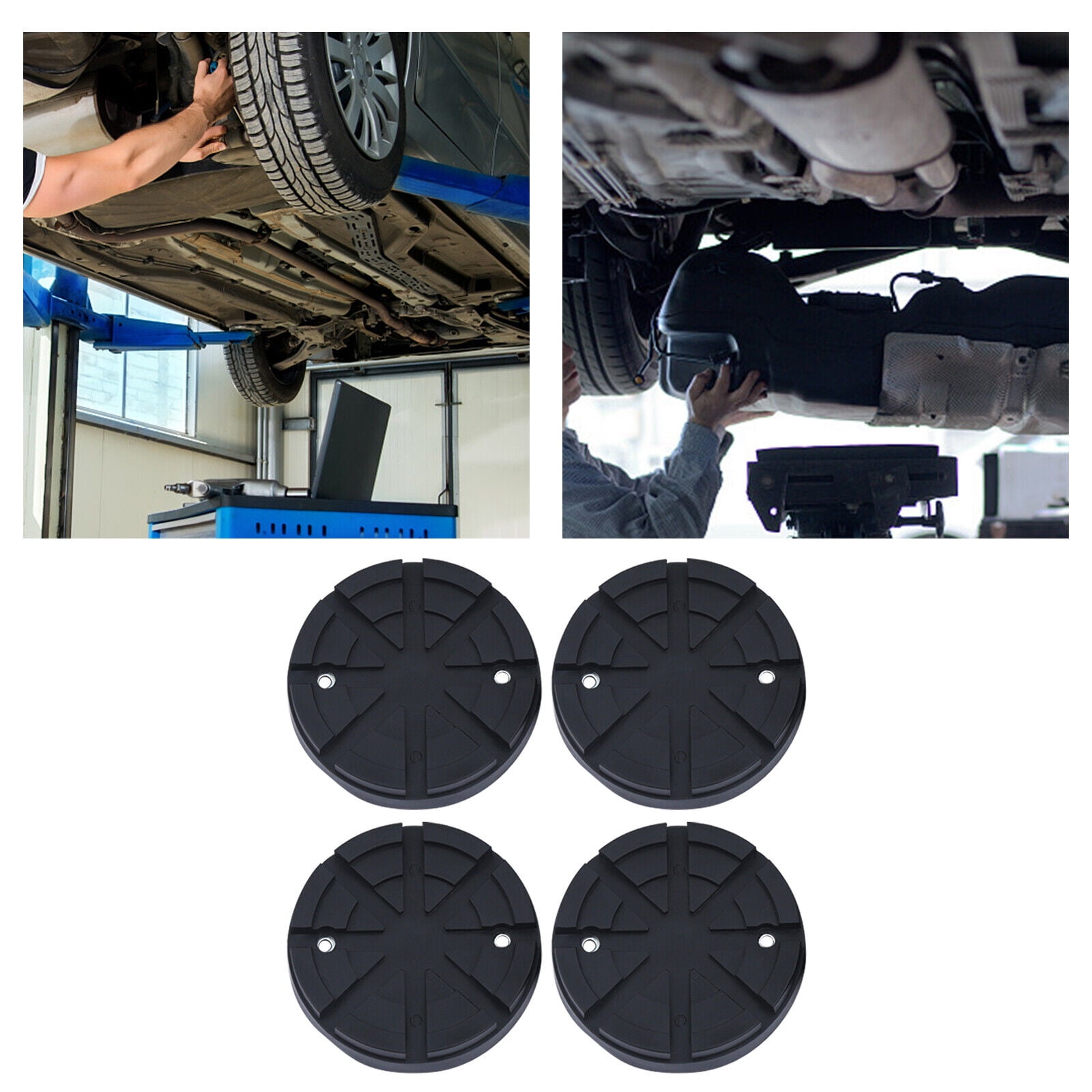 Black 4x Rubber Arm Pads 123mm Car Hoist Lift for Auto Truck Lifts ...