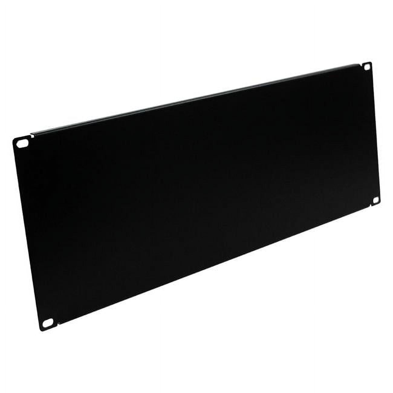 Black 5 Pack 4U Blank Rack Mount Panel Spacer for 19 in. Server Network ...