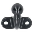 Black 50mm Forged Tow Ball Heavy Duty Steel Trailer Hitch Ball For Rvs