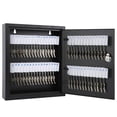 Black-60k(key Lock) Key Storage Safe, 60 Key Capacity, Wall Mountable ...