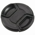 Black 62mm Center Pinch Design Front Lens Cap Cover - Walmart.com
