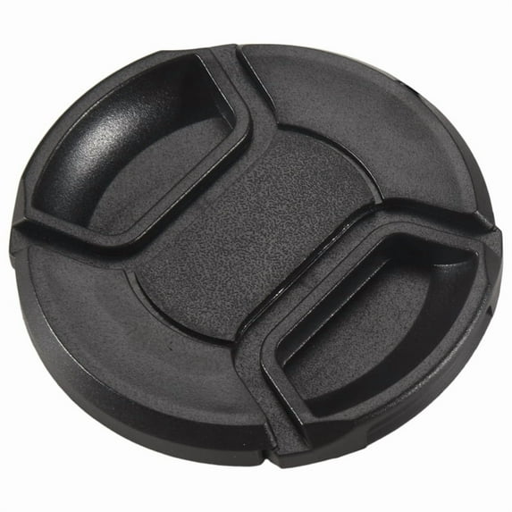 Black 62mm Center Pinch Design Front Lens Cap Cover - Walmart.com