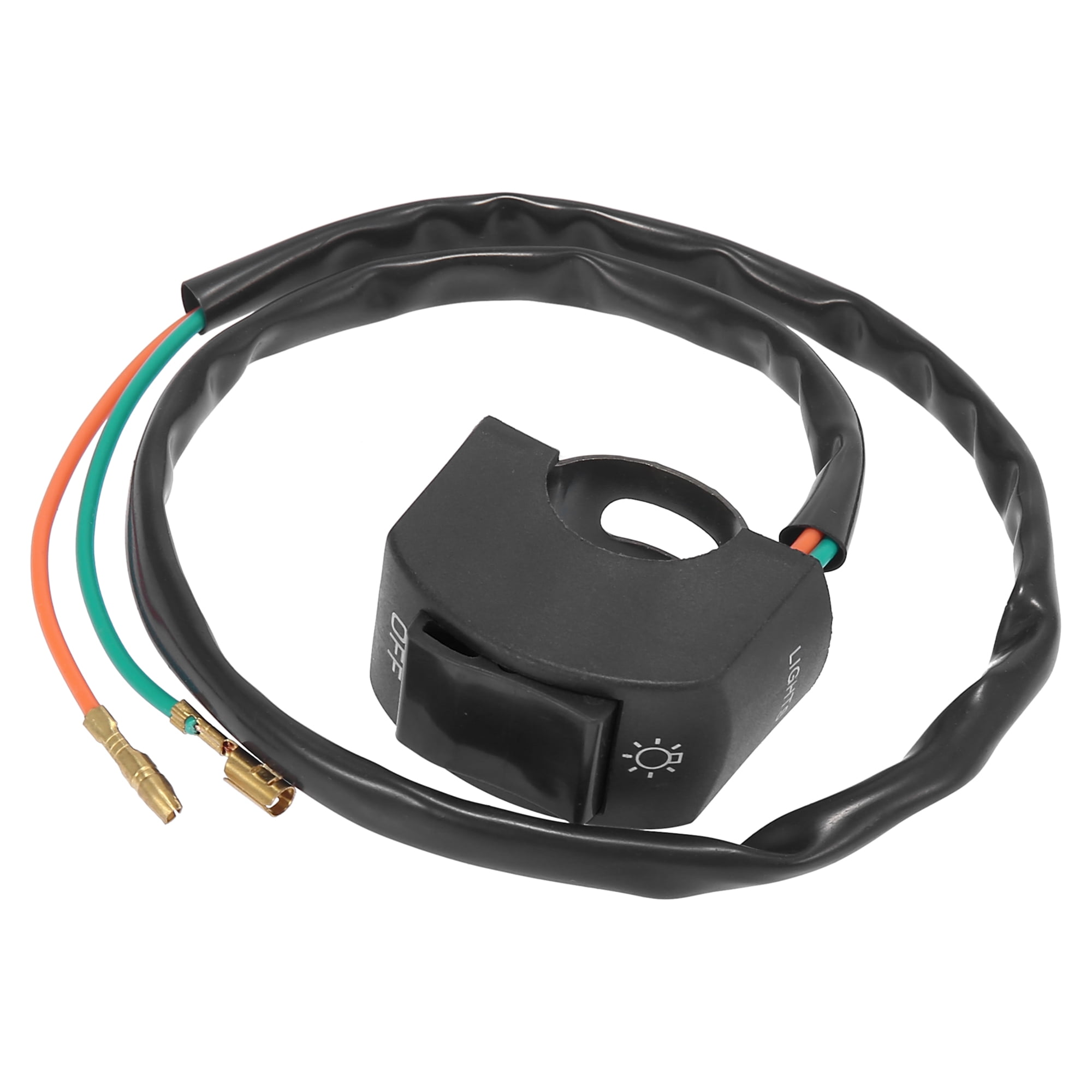 Black 7/8" 22mm Motorcycle Handlebar Toggle Switch Headlight Switch ...