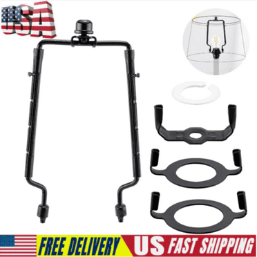 Harp with Slip Uno Adapter Harp Converter Lamp Shade Uno Euro Fitter 1 ...