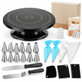 Black 71 All-In-One Cake Decorating Kit Baking Supplies For Beginners ...