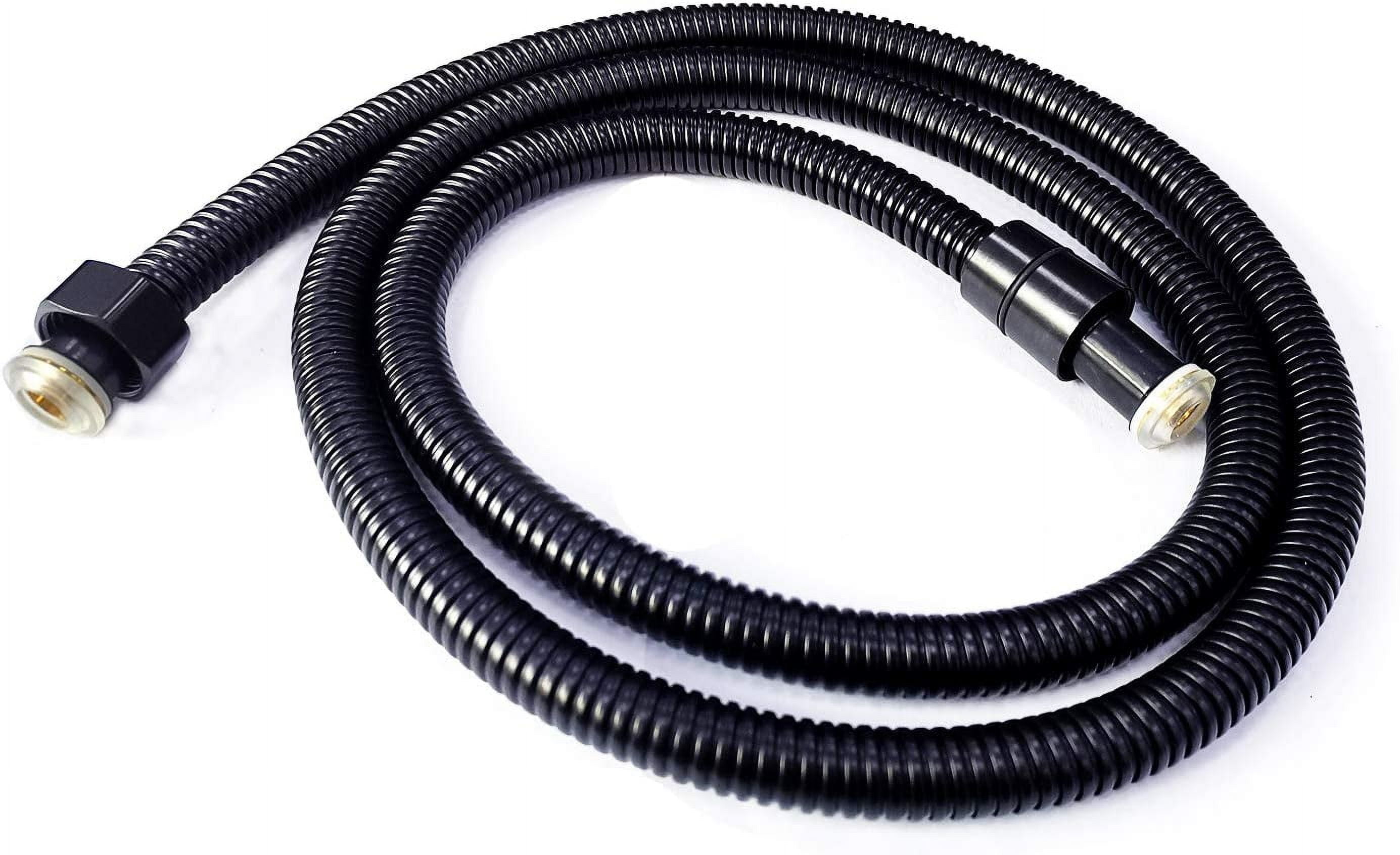 Black 79 Inch (200cm) Shower Faucet Hose SUS304 Stainless Steel Extra ...