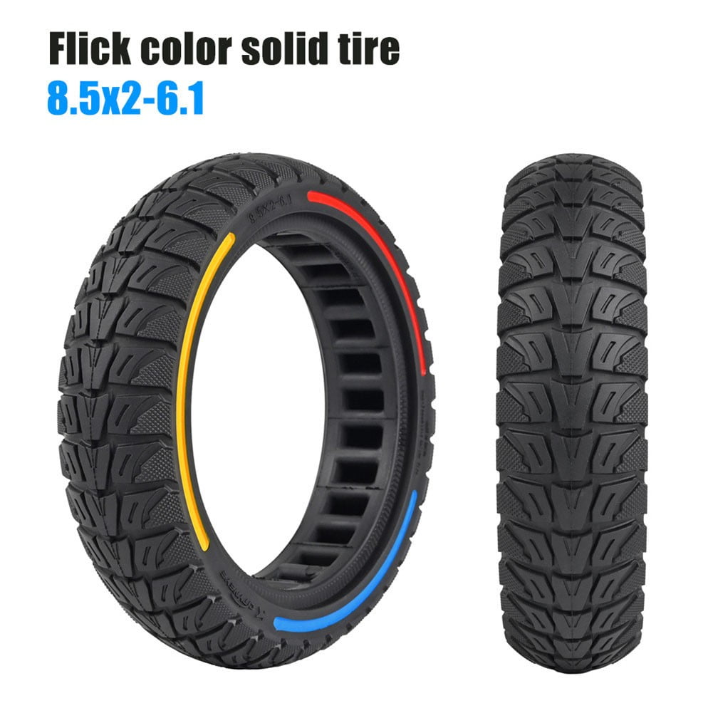Black 8 1/2X2-6.1 Solid Tire Excellent Replacement For Xiaomi M365/Pro/Pro2 Escooter Scooter ...