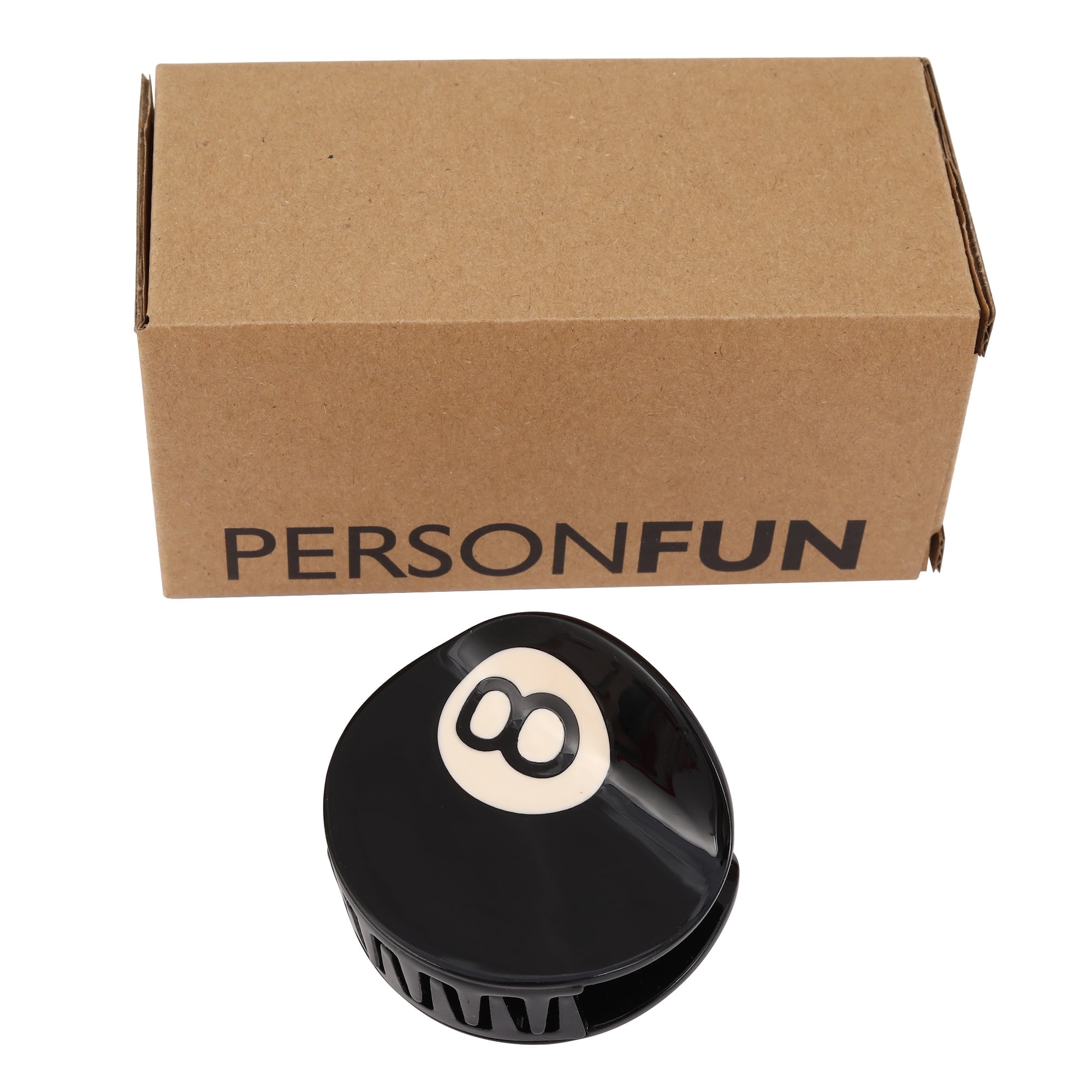 Black 8 Ball Hair Claw Clip Personalized Acetate Hair Claw Clip for ...