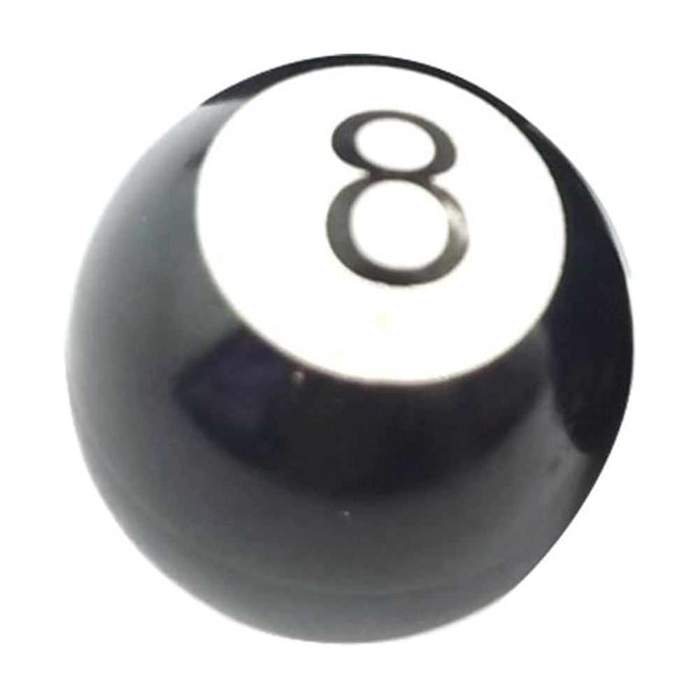 Black 8 Ball Tire Valve Caps - Aluminum Alloy Dust Covers for Car Bike ...
