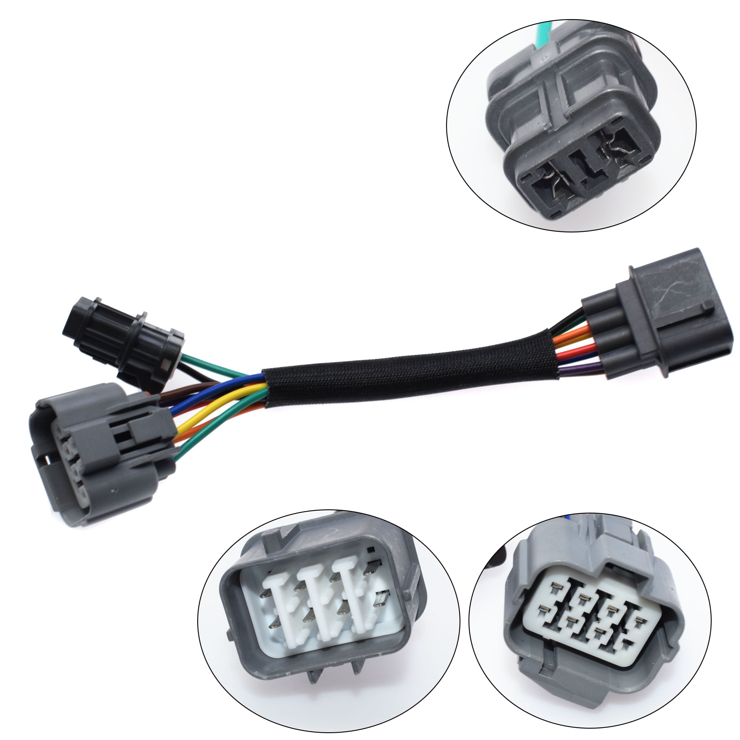 Black-8 Pin OBD2 to OBD2 Distributor Adapter, Jumper Wiring, SFP ...