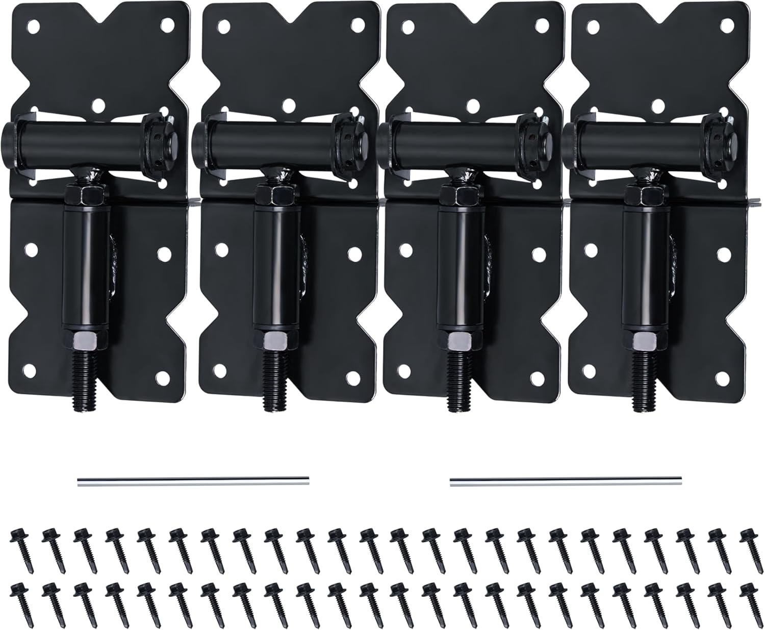 The Black 90 Degree Adjustable Self Closing Hardware Hinges for Wooden ...