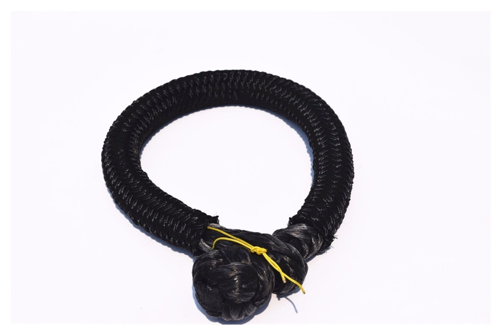 Black 9mm*120mm UHMWPE Soft Shackle,Rope Shackle For Offroad Parts,ATV ...