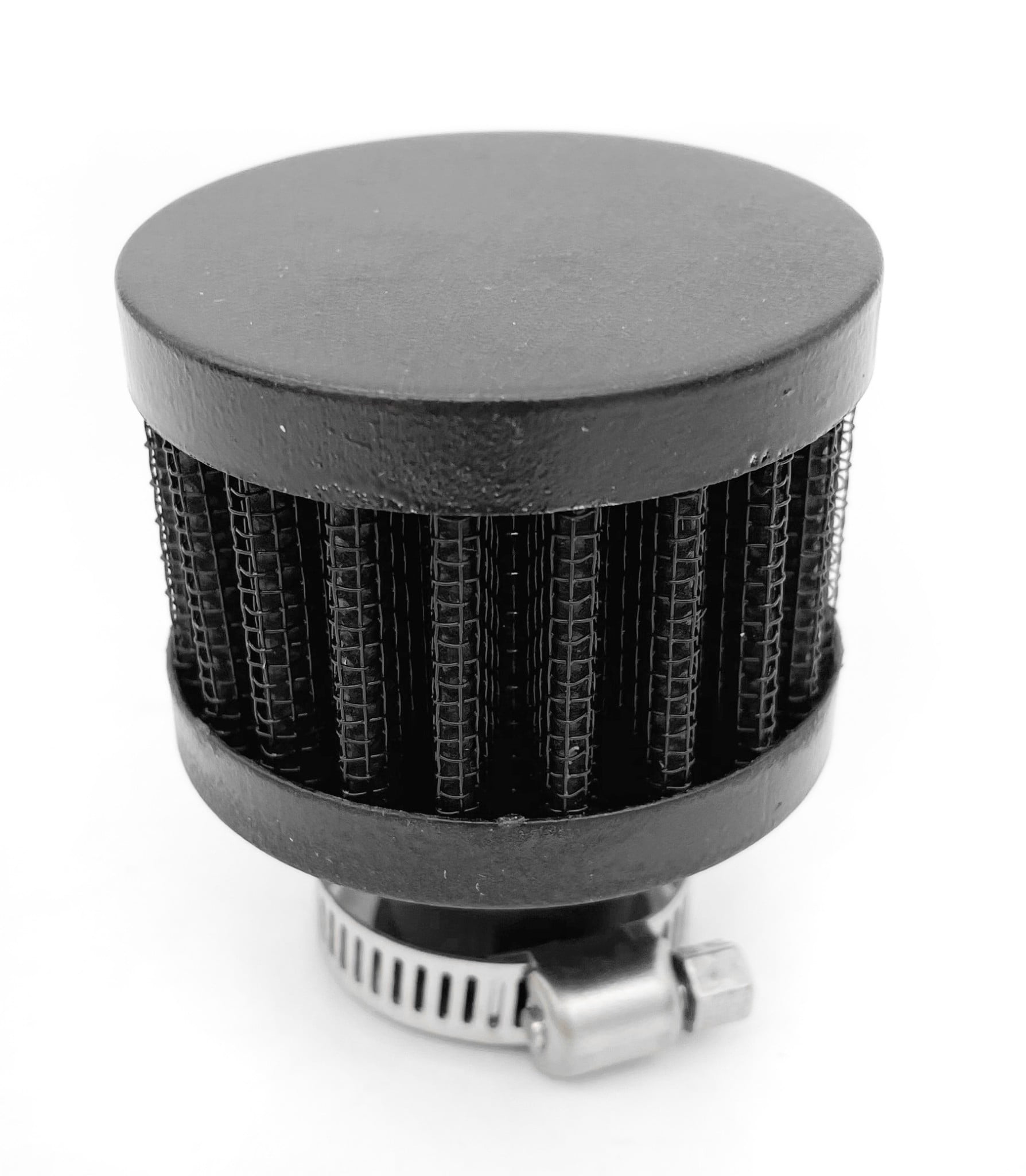 Black 9mm Mini Air Intake Crankcase Breather Filter Valve Cover Catch ...