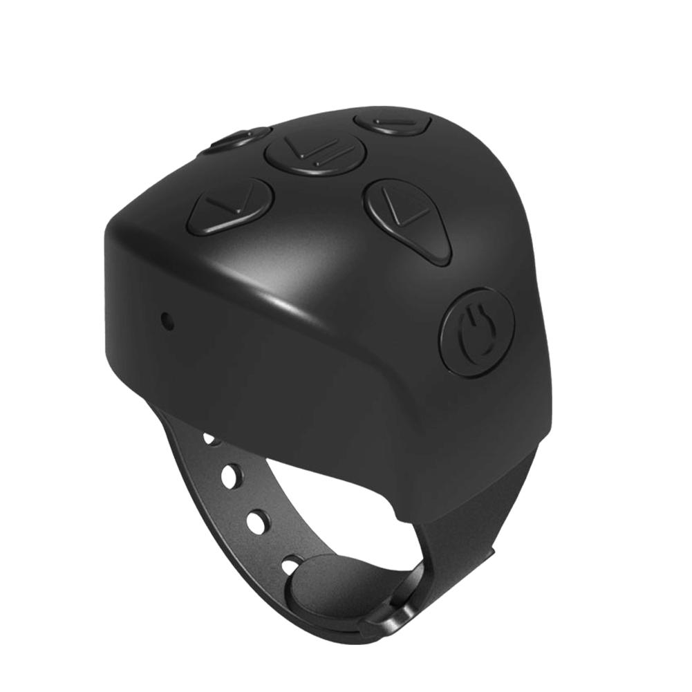 Black (A) 1 set$Mobile phone Bluetooth remote control Answer and hang ...