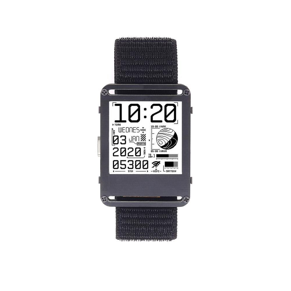 Black (A) 1pcs$Watch ESP32 programmable open source electronic watch ...