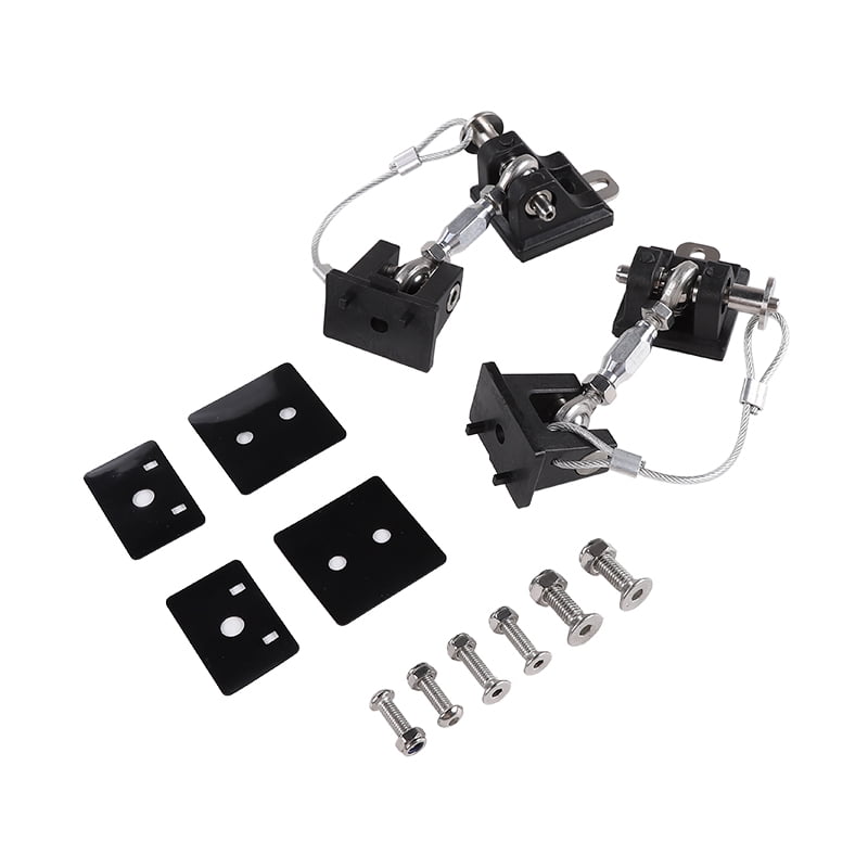 Black A-Car Engine Hood Latch Cover with Key, Hood Locks for Jeep ...