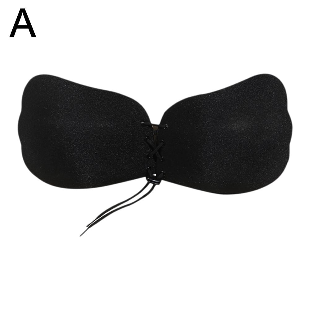 Black A A Goddess Bra Stickers Wedding Dress Gathered Thick Nonslip ...