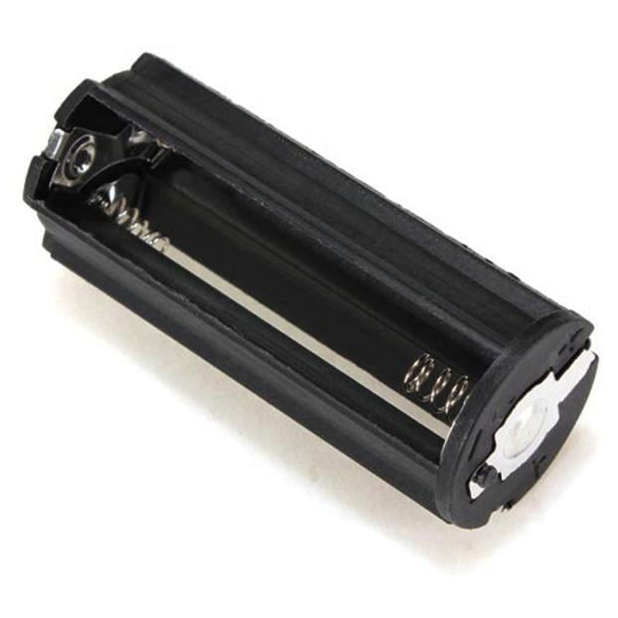 Black AAA Battery Holder Case for 3 Batteries Flashlight Torch Cylindrical - Walmart.com