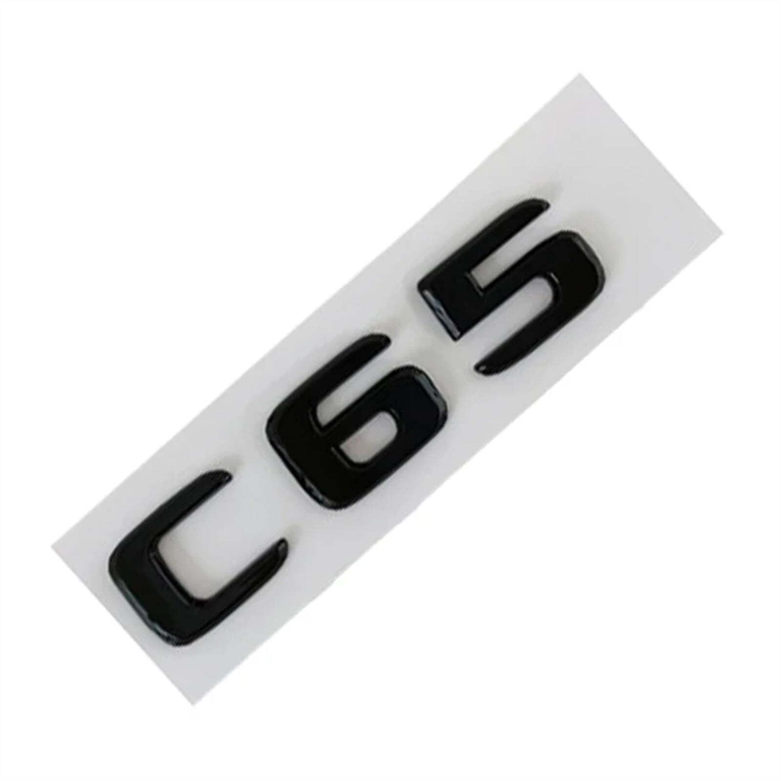 Black ABS 3D Chrome Letters Compatible With Car Stickers Mercedes C43 ...