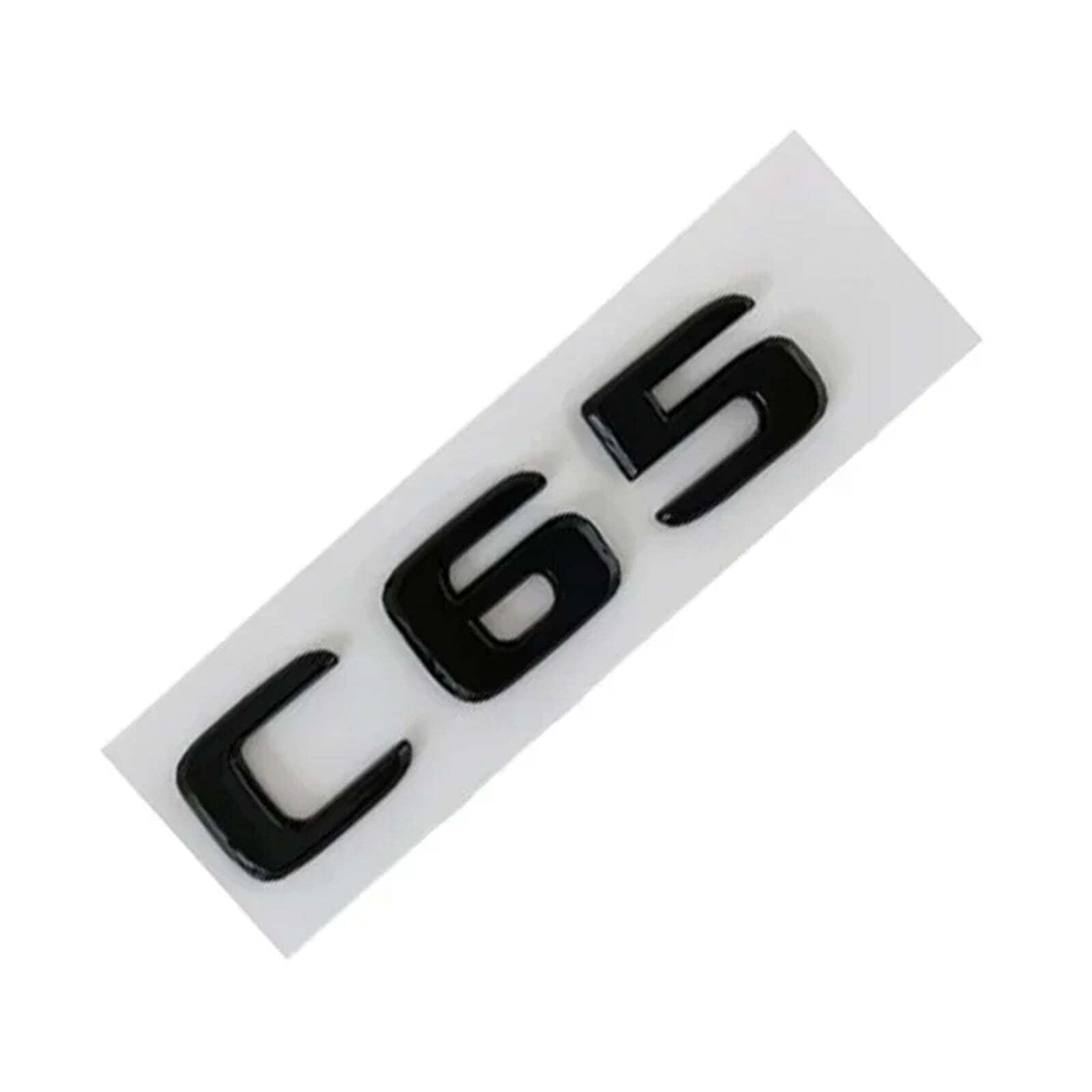 Black ABS 3D Chrome Letters For Car Stickers Fit For Mercedes C43 C63 ...
