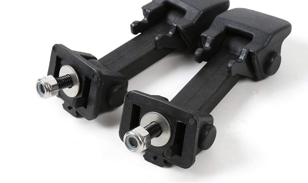 Black ABS-Car Lock Hood Engine Latch Cover, Exterior Latch Covers for ...