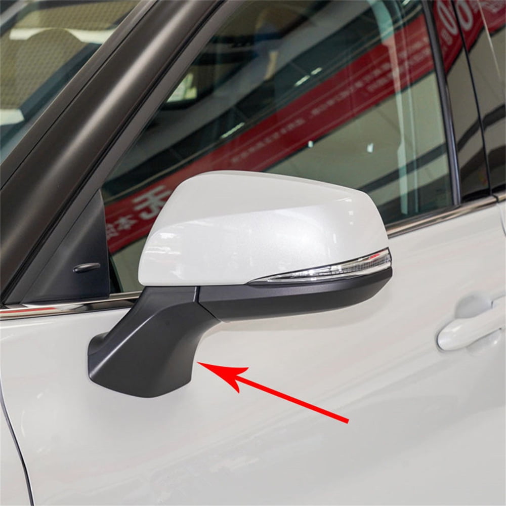 Black ABS Left Rear View Mirror Base Cover Trim For Toyota Highlander ...