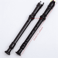 Black ABS Recorder Treble 8-Hole Musical Instrument Flute Children ...