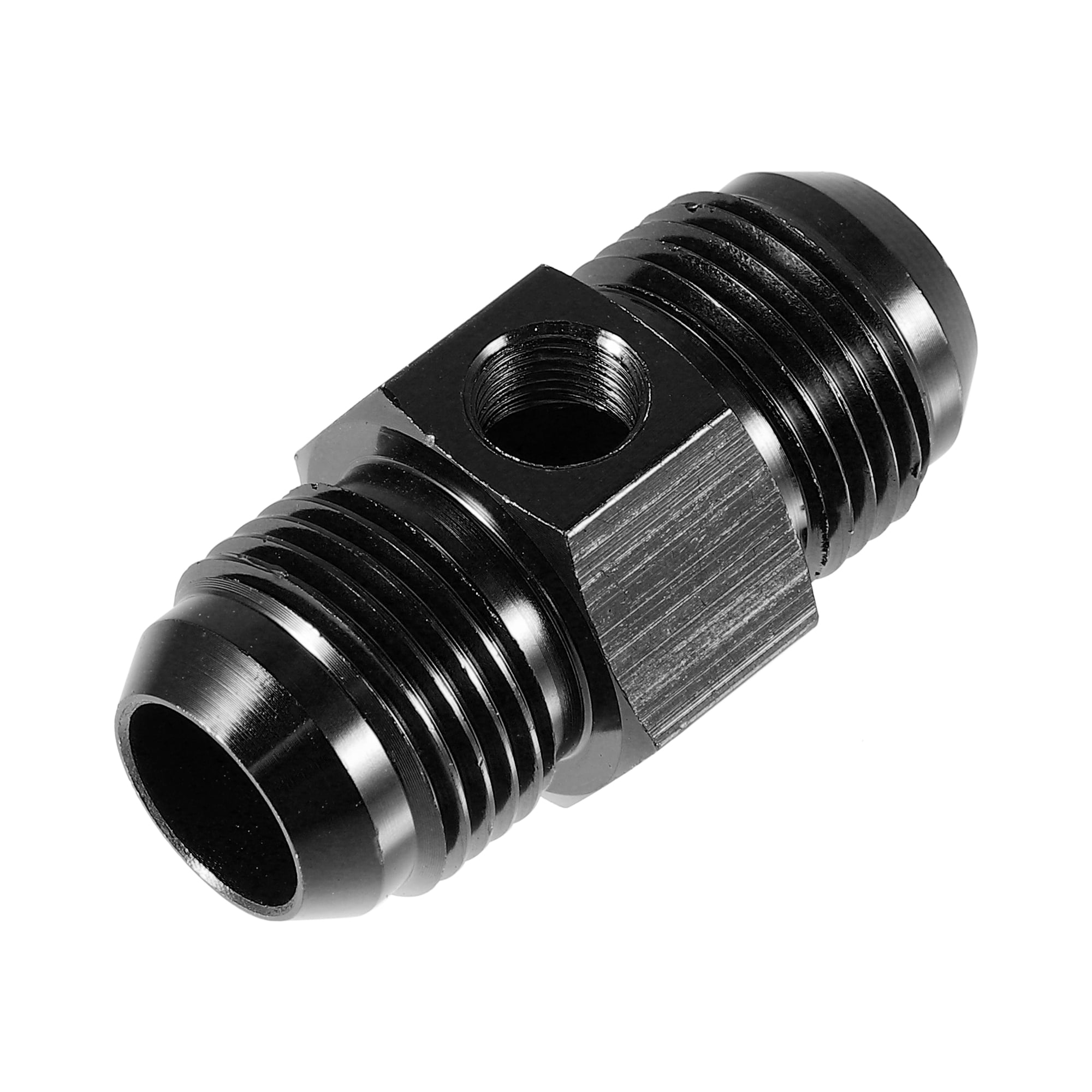 Black AN10 Male to An10 Male Flare Union Coupler Aluminum Alloy Fitting ...