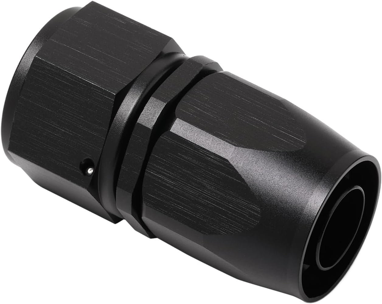 Black AN16 16AN Straight PTFE Teflon Swivel Hose End Fitting Adapter ...