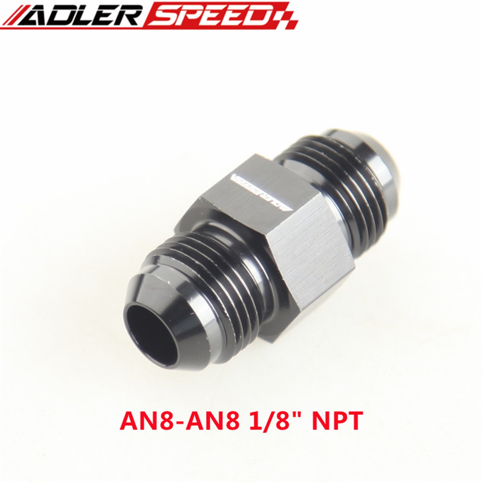 Black-AN4 AN6 AN8 AN10 Gauge Sensor Side Port Adapter Male to Female 1/ ...