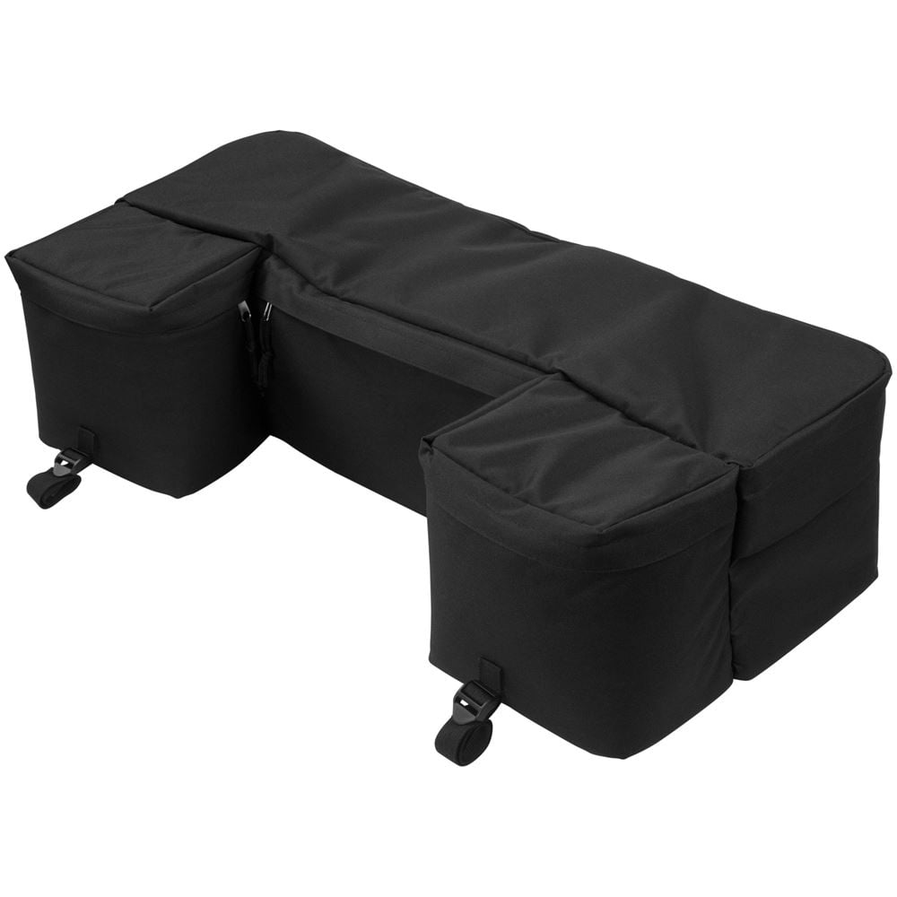 Black ATV Rack Rear Utility Cargo Storage Pack - Walmart.com