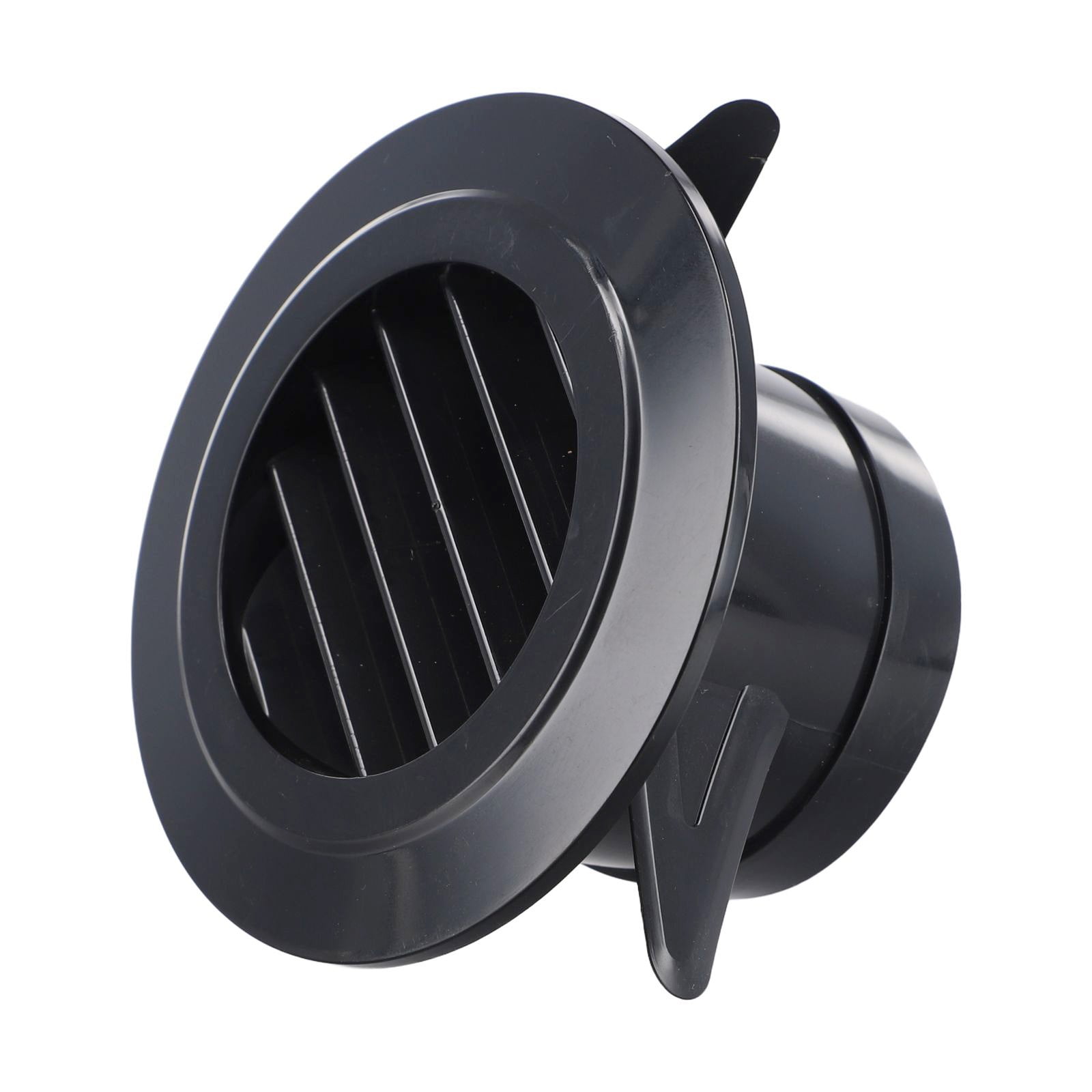 Black Abs Round Ventilation Hose Diffuser Grille Cover Wall Ceiling ...