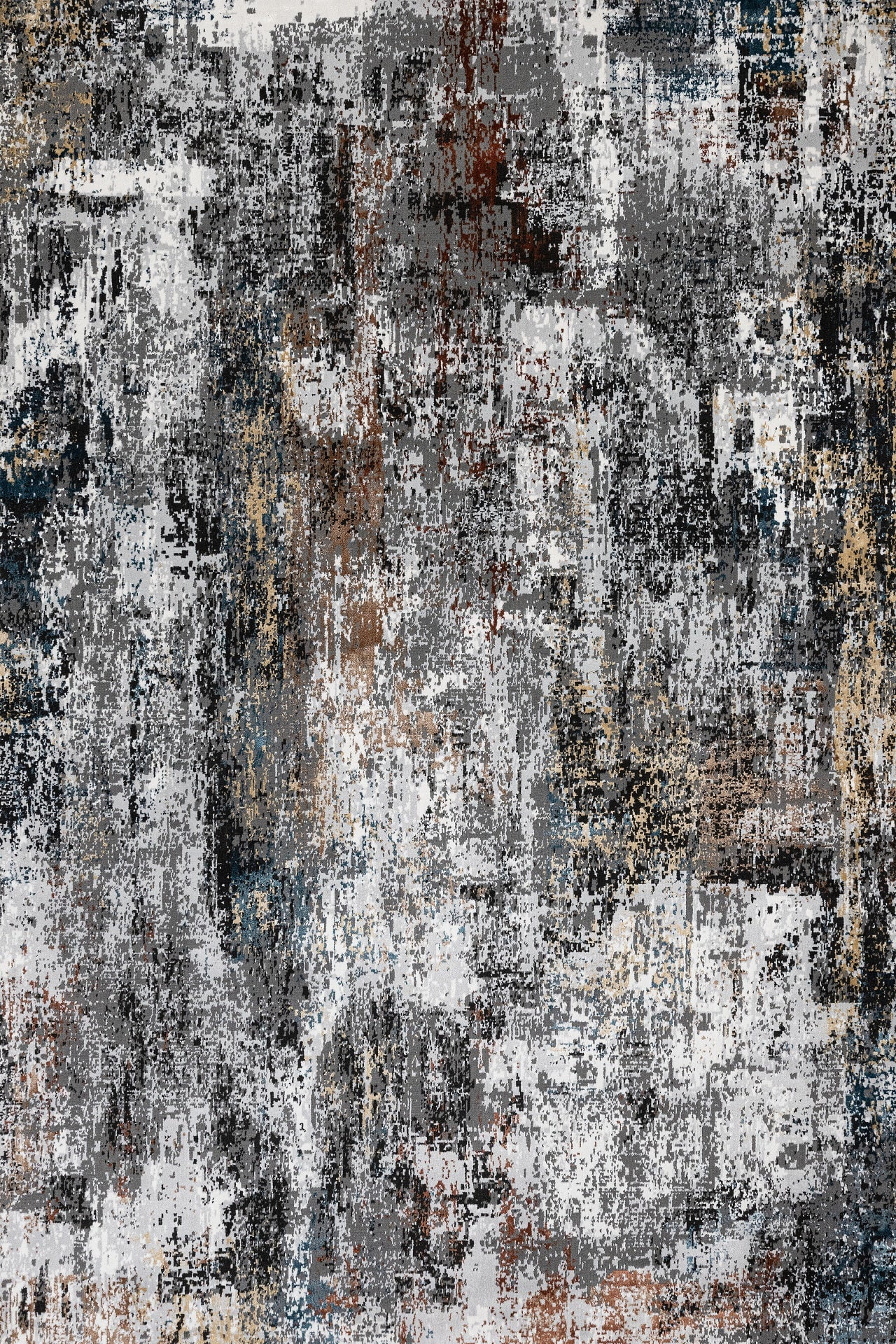 Black Abstract Area Rugs for Living Room Washable Rugs Boho Moroccan ...