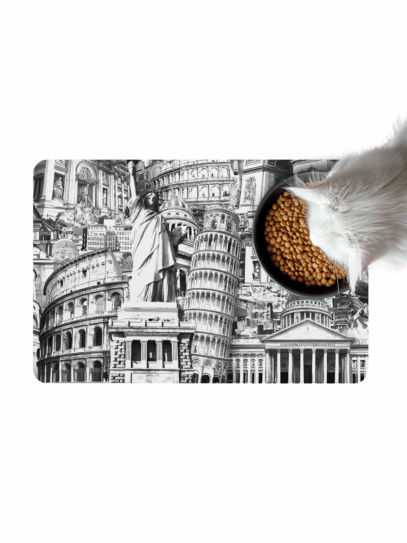 Black Abstract Art Doormat Non Slip Diatomaceous Earth Door Mat ...