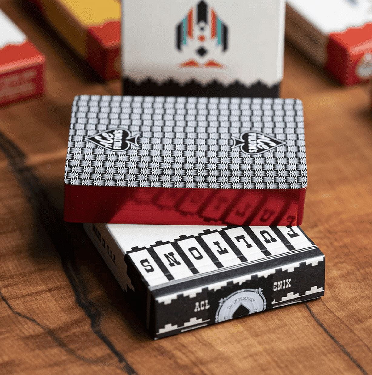 Black Ace Fulton's Phoenix Casino Playing Cards (Red Gilded) - Walmart.com