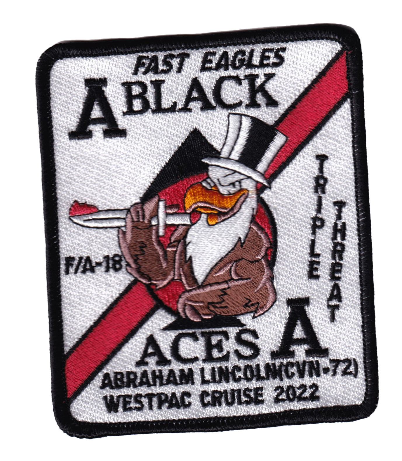 Black Aces Westpac 2022 Patch - With Hook and Loop, 4.5 - Walmart.com