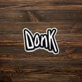 Black Acrylic Donk Sticker - Bold Graffiti Style Wall Decorphone Decal ...