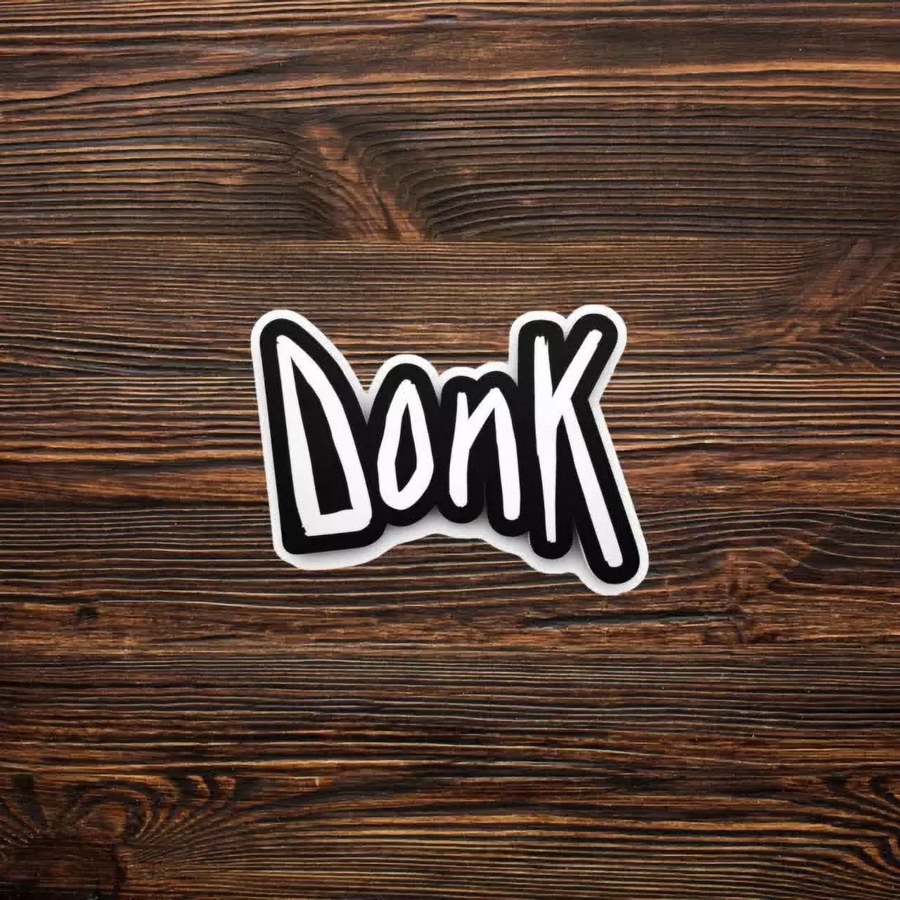 Black Acrylic Donk Sticker - Bold Graffiti Style Wall Decorphone Decal ...